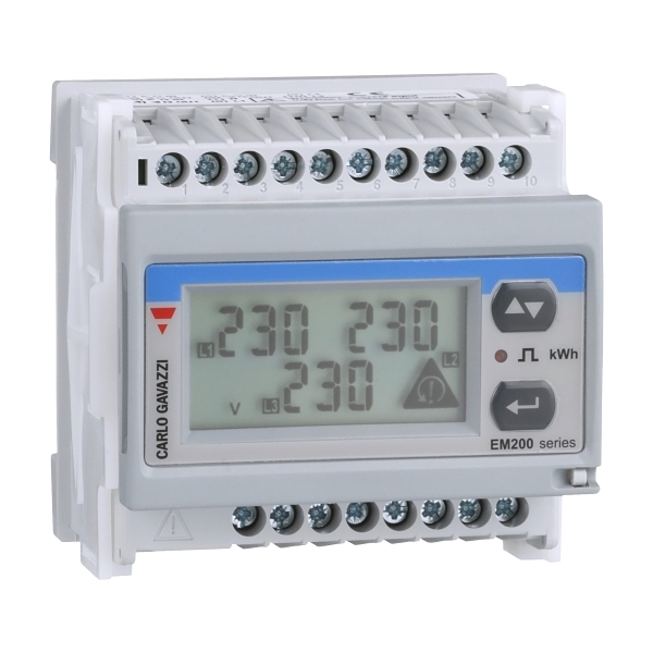 Carlo Gavazzi EM210 Energy Meter CT Connect 5A Pulse
