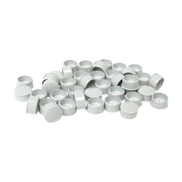 NHP ISO Spares, Cover Screw Caps, Grey (QTY 200)