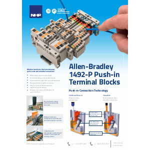 Allen-Bradley 1492-P Push In Terminal 2.5mm 3 Level 6 Conductor Entries ...