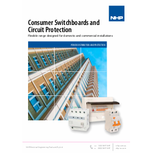 NHP MOD6 Miniature Circuit Breaker Main Switch 3Pole 100A