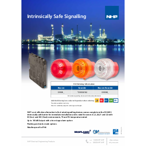 Moflash LED195 48 LEDS Steady/Flashing Mode IP65 20 to 30V AC DC Wall ...