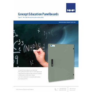 NHP Concept Panelboard Accessory Isolator Switch Kit for 160A 3Pole