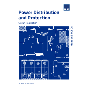 NHP DIN-T Residual Current Device Short Body w/ Overcurrent 6kA 20A ...