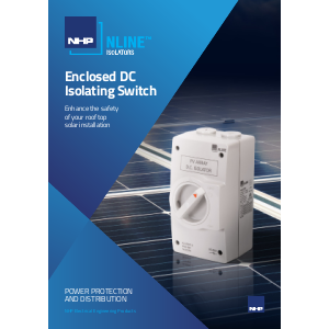 NHP NLINE Isolating Switch, Small IP 66 Plastic, 2 Pole 20A 250V AC