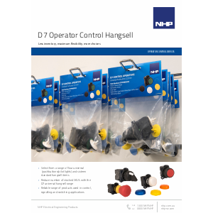 Sprecher and Schuh D7 Multi Function PB 22.5mm COMP PLT 2 POS Blank RD ...