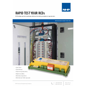 Rapid Test RCD Testing System Accessory Communications Cable 0.5m