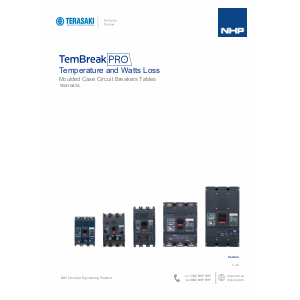 Terasaki TemBreak PRO Terminal Cover CF Long Style for 3P A250 and P250 ...