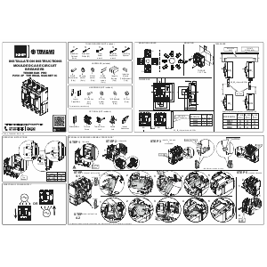 Terasaki TemBreak PRO MCCB 250 Frame 36kA 4P 250A Adj. Thermal Adj ...