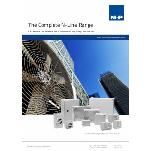 NHP NLINE Isolating Switch, Small IP 66 Plastic, 2 Pole 20A 250V AC