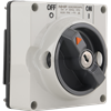 NHP ISO Surface Switch - Key, Lock in ON/OFF, 3 Pole 50A 500V AC, w/o ...